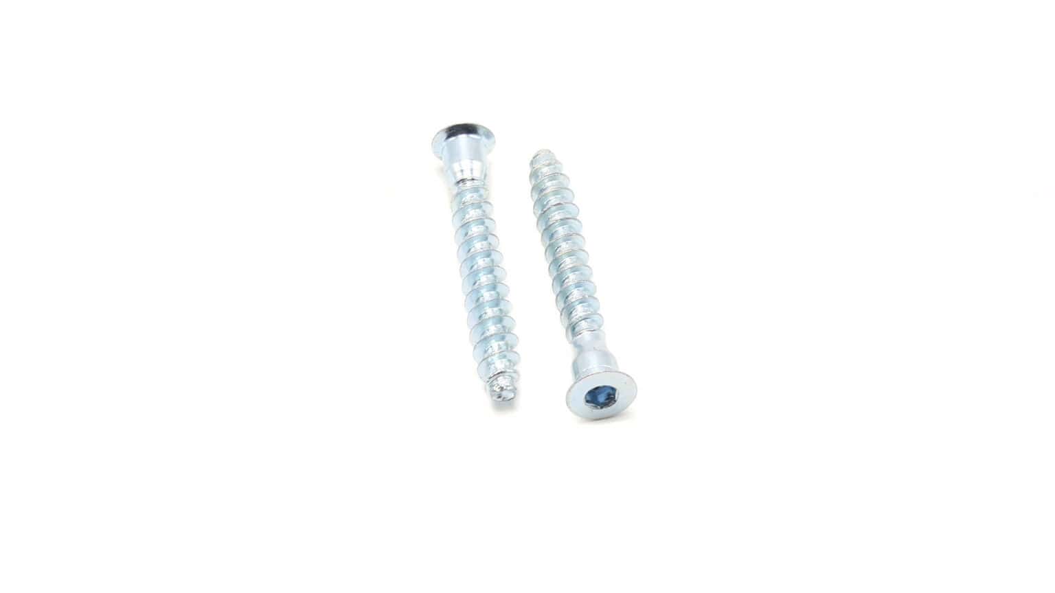 Standard Zinc Plated Metal Confirmat Screws - Oukailuo